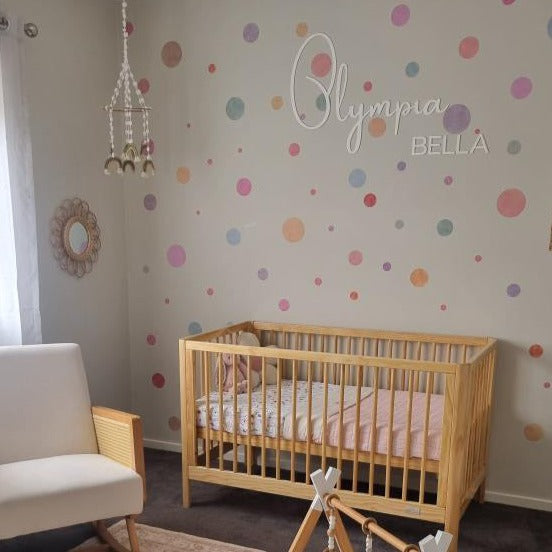 Watercolour Polka Dot Wall Decals – Polka Art Prints
