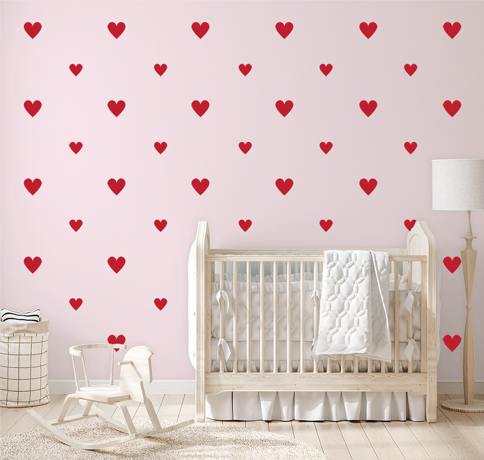 Darling Hearts – Polka Art Prints