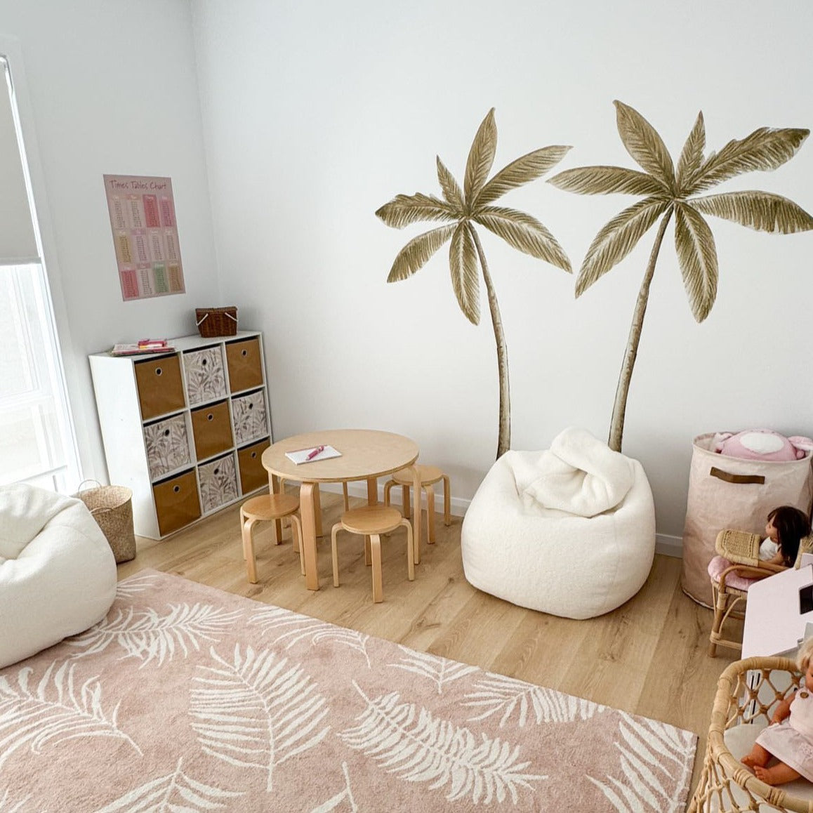 Large Palm Tree Wall Decals – Polka Art Prints