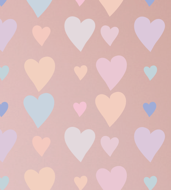 Sherbert Hearts Wallpaper – Polka Art Prints
