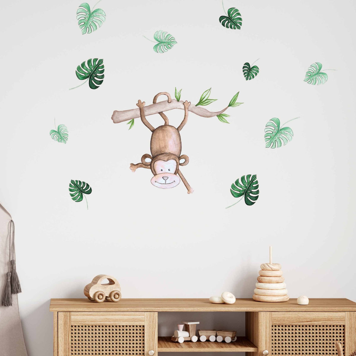 Monkey Wall Decal – Polka Art Prints
