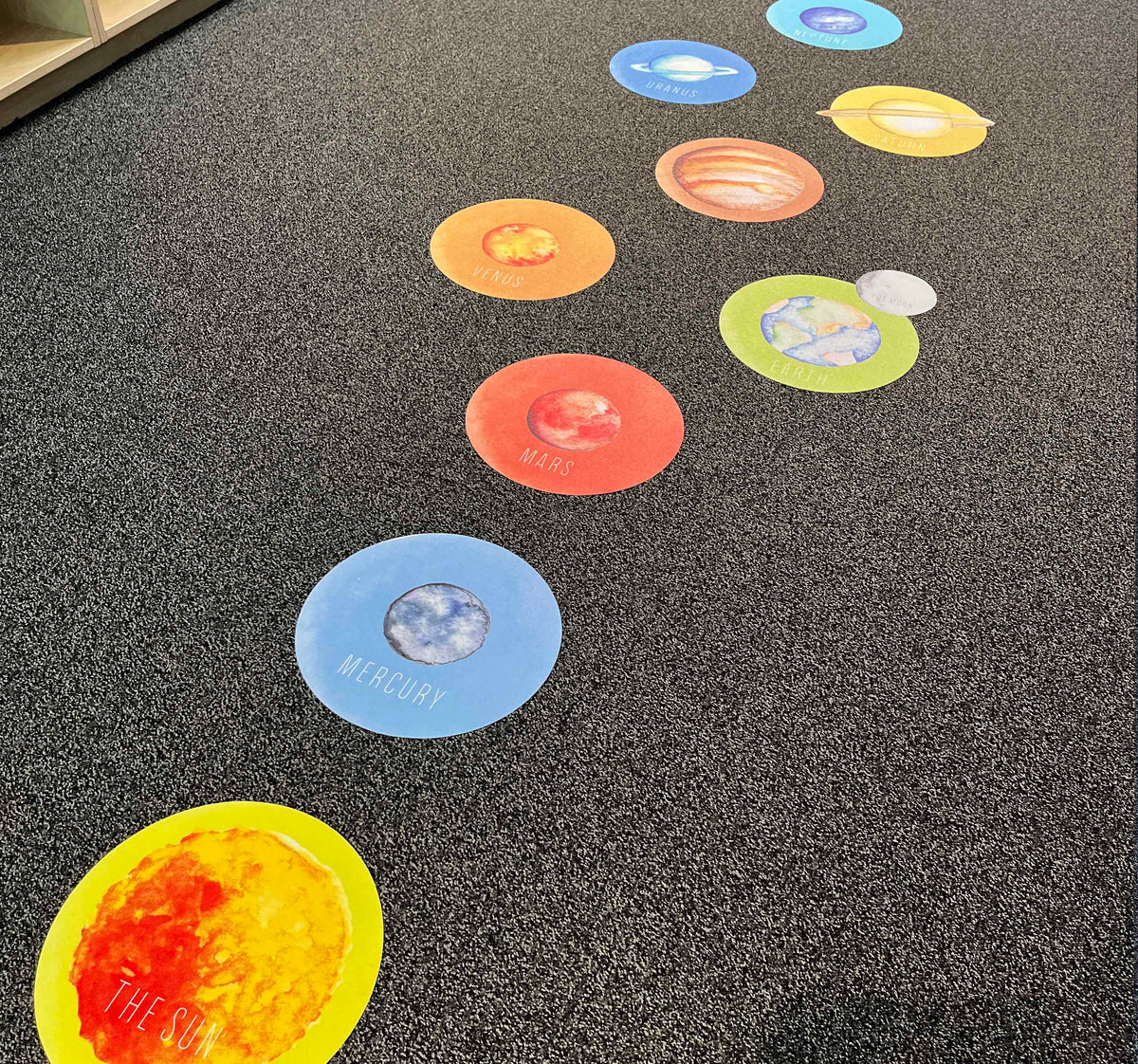 Planet Hopscotch Floor Decals – Polka Art Prints